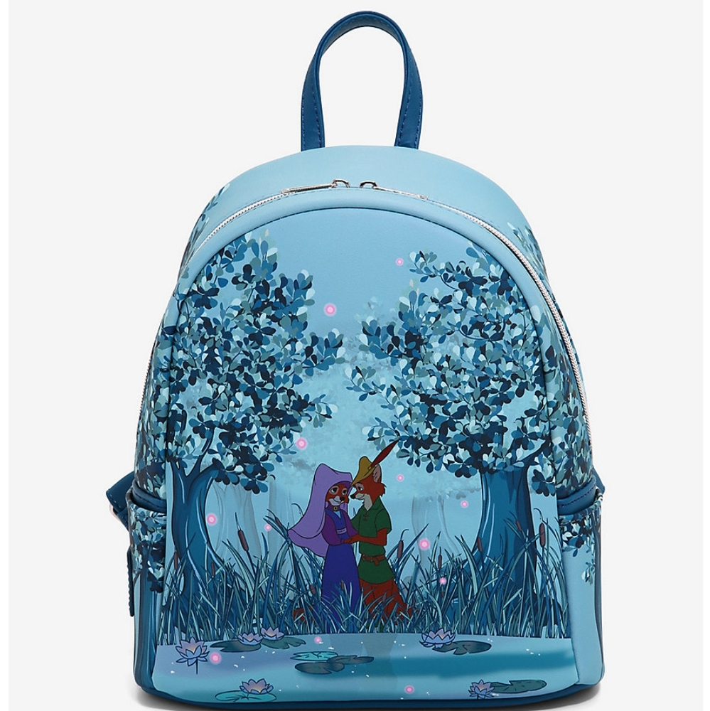 Loungefly Disney Robin Hood Forest Love Mini Backpack - Gem